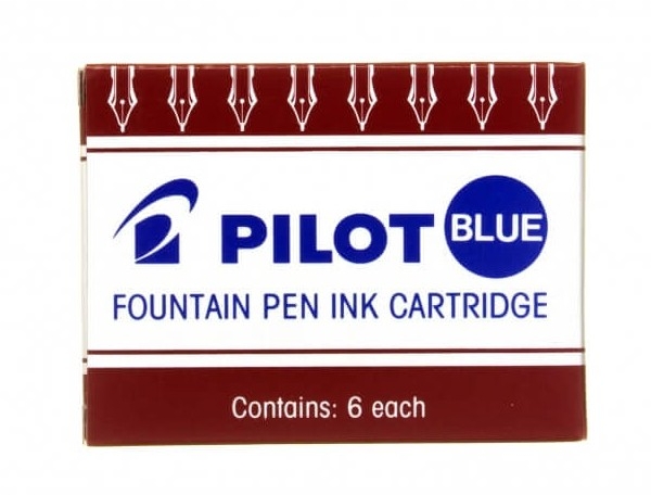 Pilot IC50, Azul, Cartuchos de tinta para plumas Pilot, caja de 6. IC-50