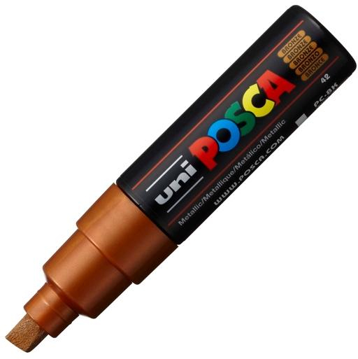 POSCA PC-8K Bronce metálico, punta Ancha 8mm Multisuperficie (cristal ...
