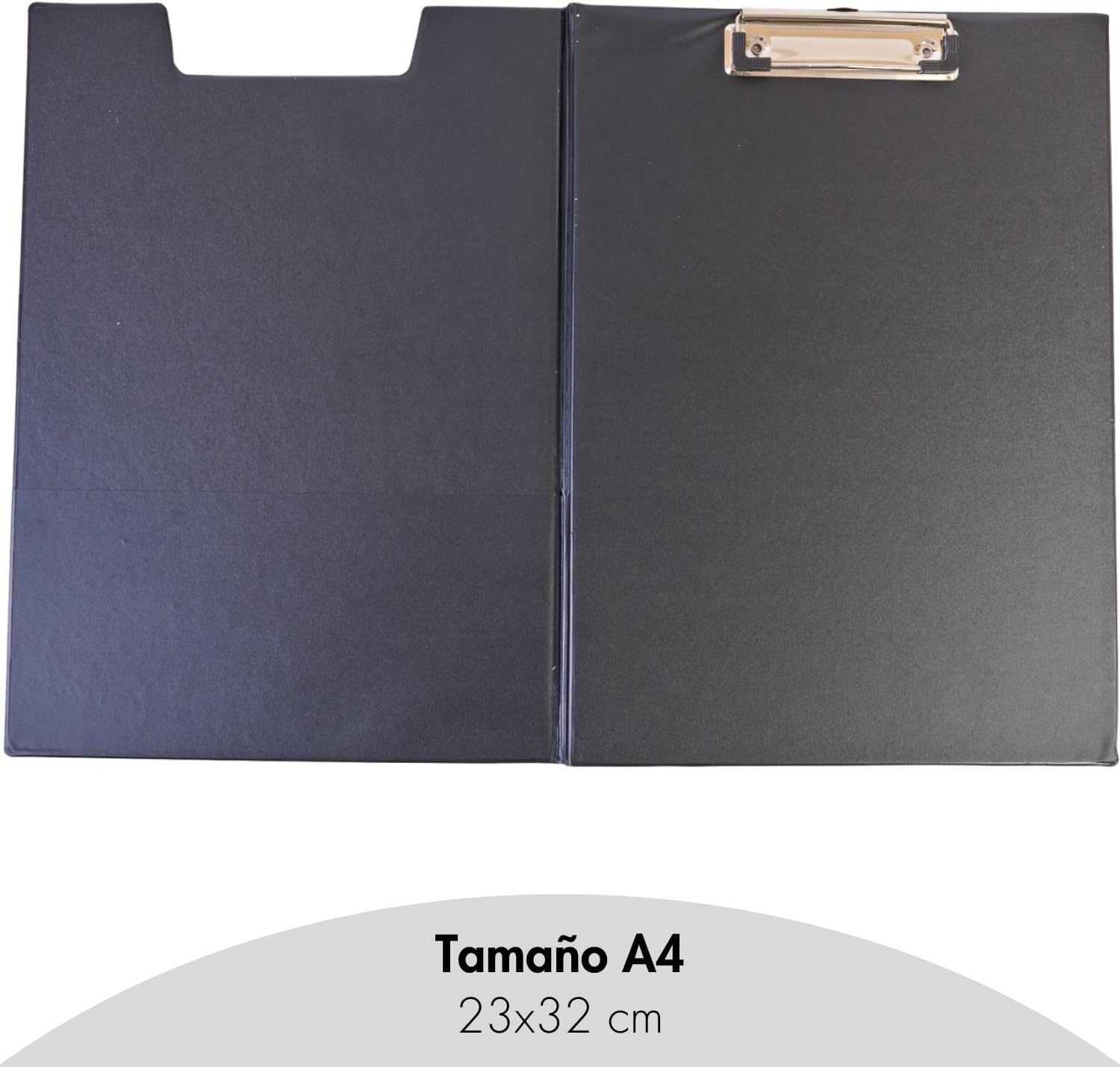 Carpeta con Pinza superior A4 (23x32 cm) Tapa y Bolsillo interior, PVC ...