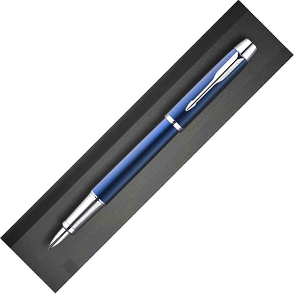 Pluma Parker IM Azul CT, Detalles Cromados Mod. S0856210